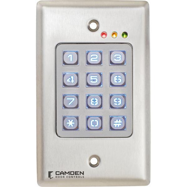 Camden Lithium Battery Operated Wireless Keypad, S/G Weather Resistant ...